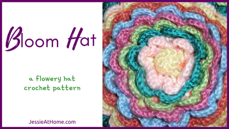 Bloom Hat Tutorial - a fun hat for toddlers to adults