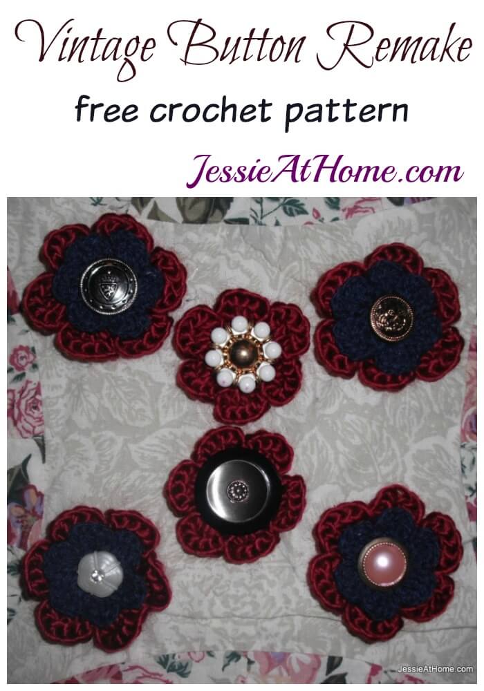Vintage Button Remake - makes great gifts! | Jessie At Home