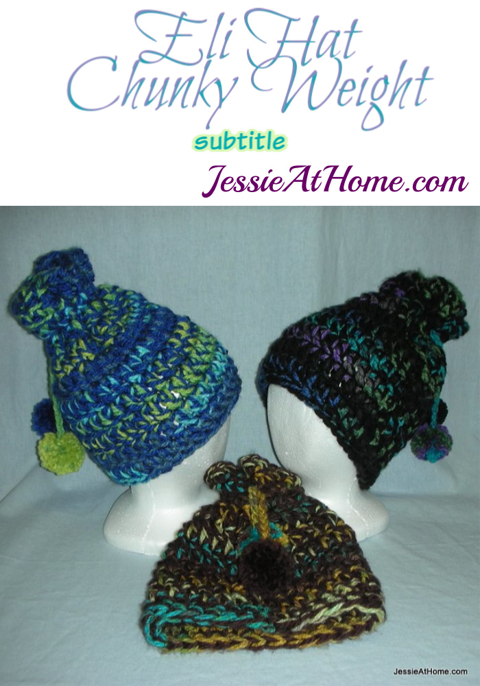 Eli Hat: Chunky Weight - Free Crochet Pattern | Jessie At Home