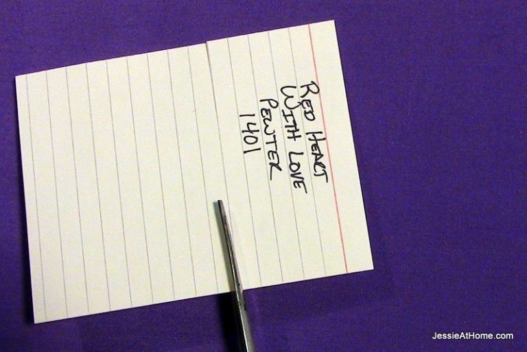 Yarn Organization: Yarn Swatch Cards - Jessie At Home