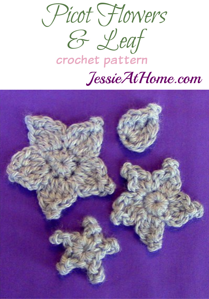 Picot Flowers and Leaf - Jessie At Home