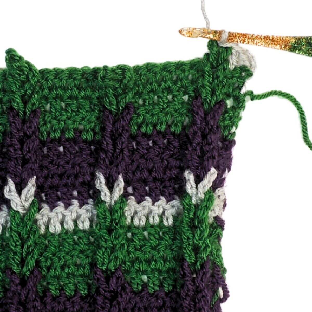 How To Make the Jacob’s Ladder Crochet Stitch: With Videos & Pro Tips ...