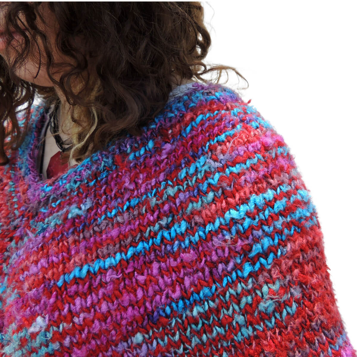Bring More Beauty Into Your World With This Free Poncho Knitting ...