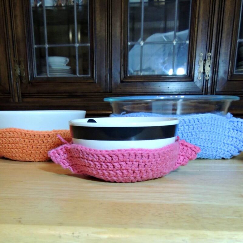 Save Your Hands: Quick and Easy Crochet Bowl Cozies
