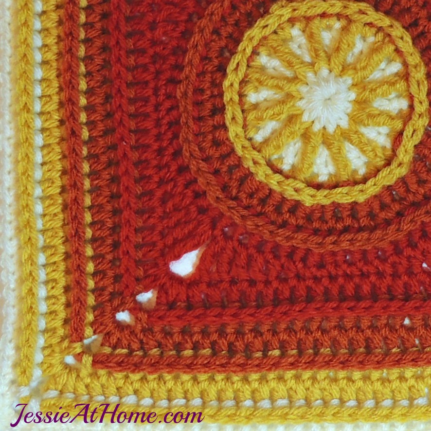 Flame Square - free crochet pattern - Jessie At Home