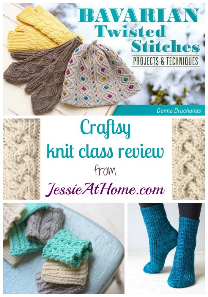Bavarian Twisted Stitches - Craftsy Knit Class Review - Jessie At Home