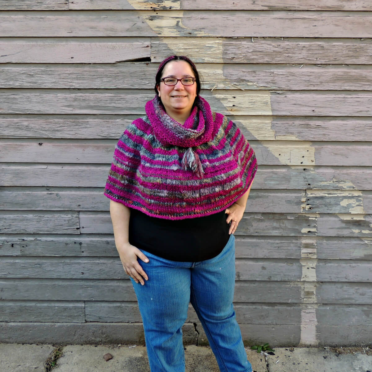 Free Knitted Poncho With Hood Pattern: Stay Warm and Cozy