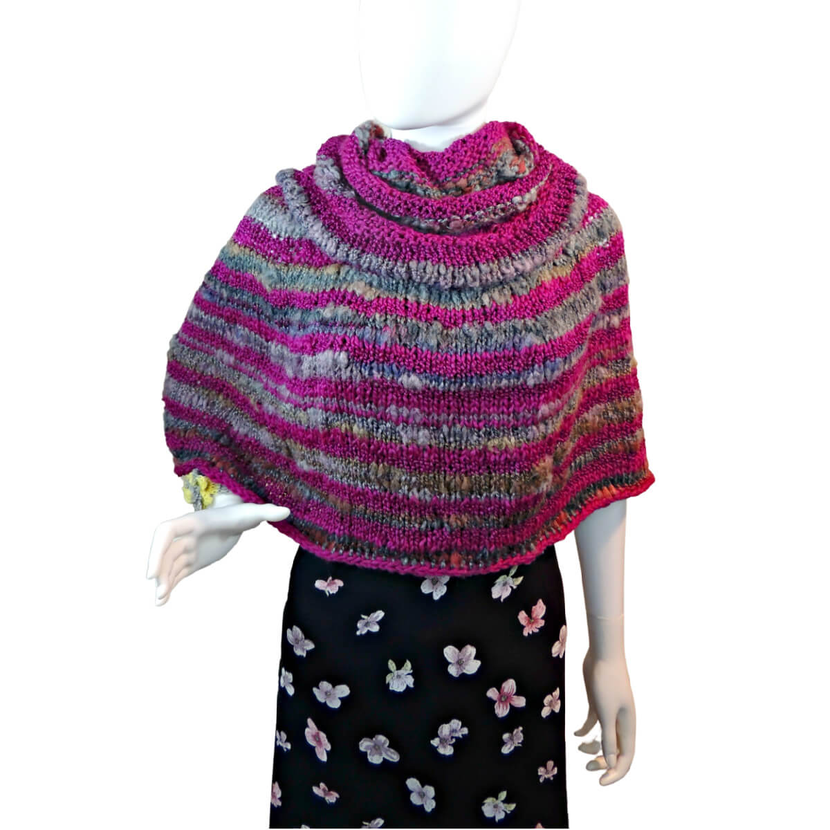 Free Knitted Poncho With Hood Pattern: Stay Warm and Cozy