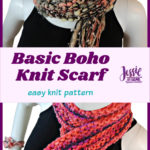 Basic Boho Knit Scarf - be fashion forward with ease!