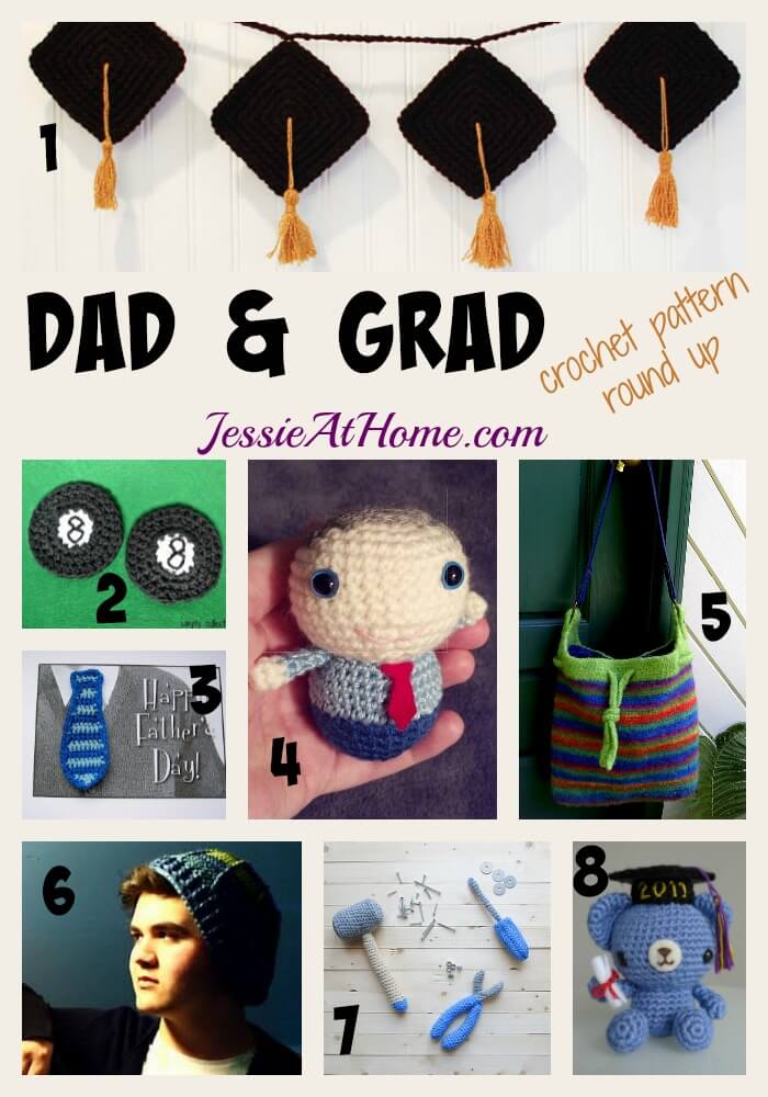Dad & Grad Crochet- time to party! - Jessie At Home