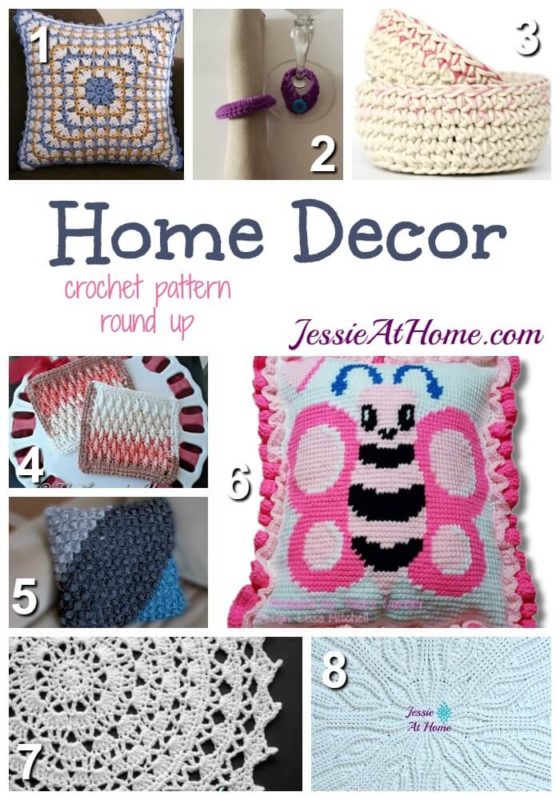 Home Decor - decorate your home with crochet! - Jessie At Home
