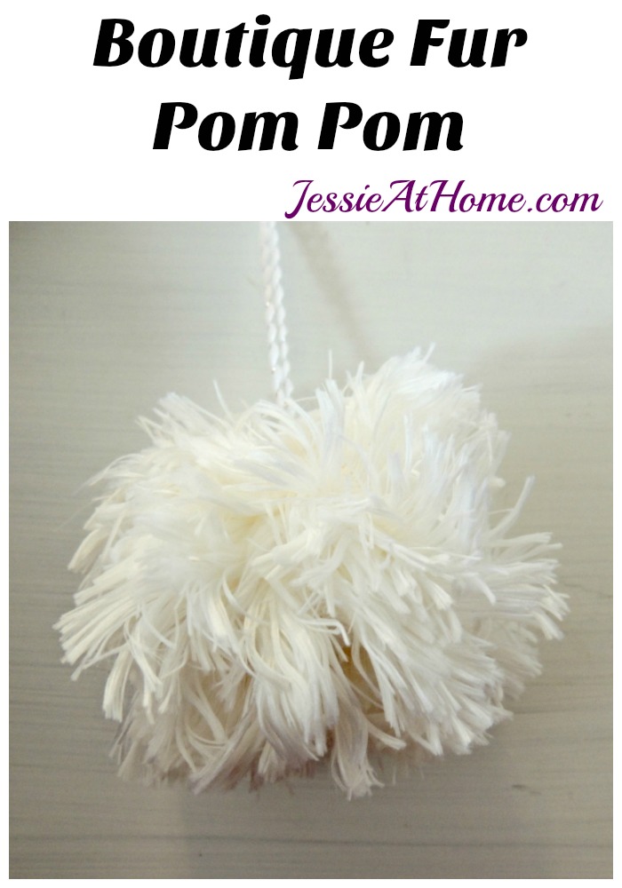 Pom Pom Tutorial with Fur Yarn - Jessie At Home
