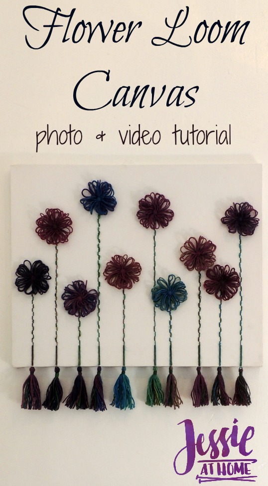 Flower Loom Canvas Project - Jessie At Home