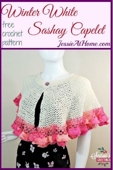 Winter White Sashay Capelet - Impress your holiday guests! - Jessie At Home