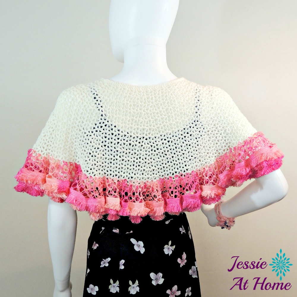 Winter White Sashay Capelet - Impress your holiday guests! - Jessie At Home