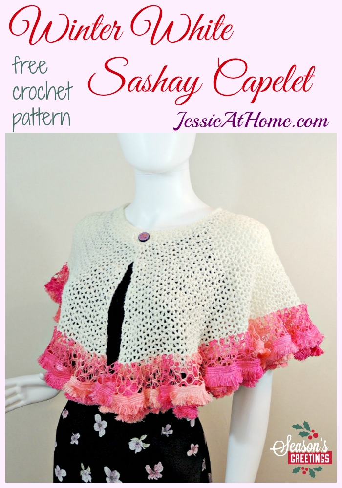 Winter White Sashay Capelet - Impress your holiday guests! - Jessie At Home