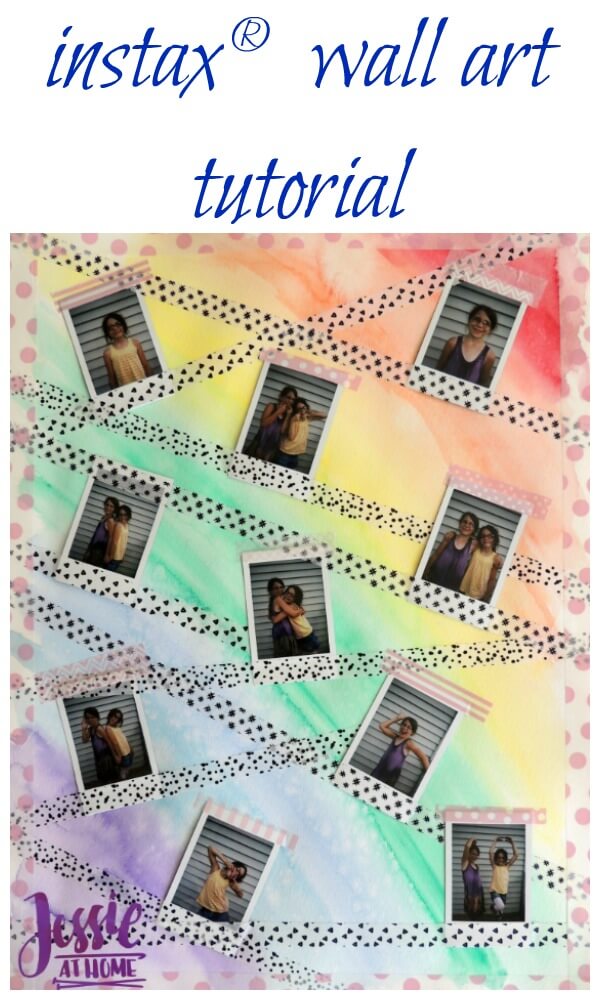 Fun with Fujifilm instax® and watercolors - free tutorial! - Jessie At Home