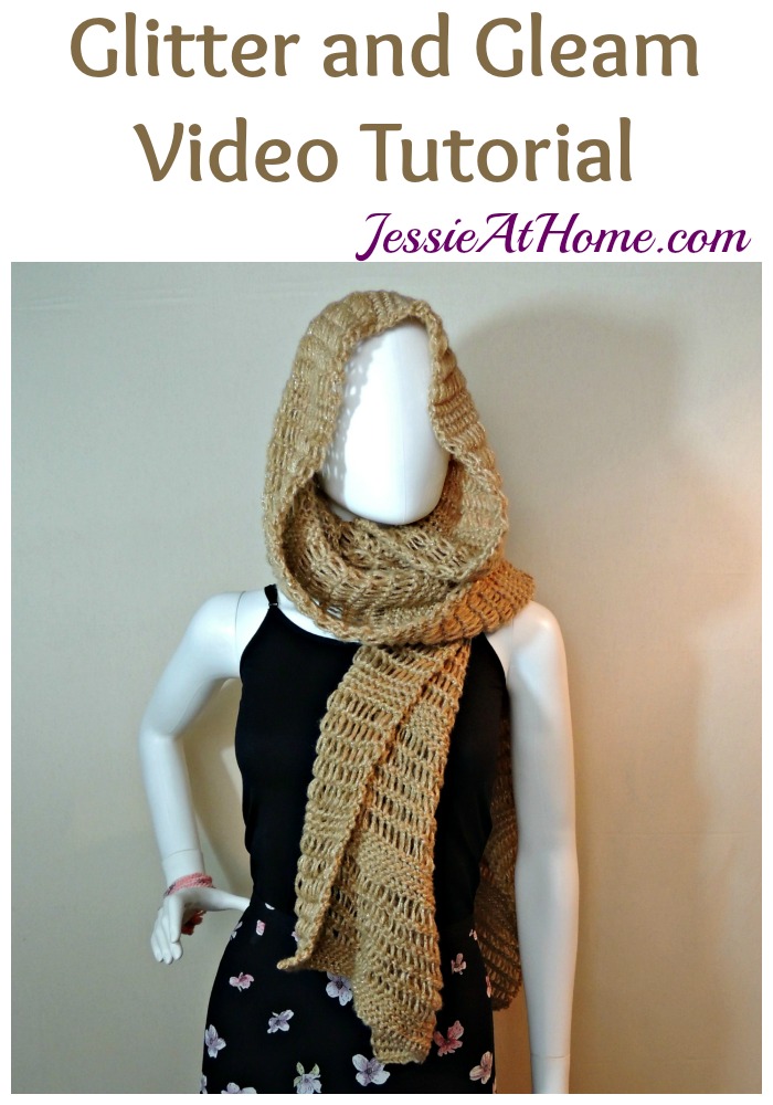 Glitter and Gleam Super Scarf Tutorial - Jessie At Home