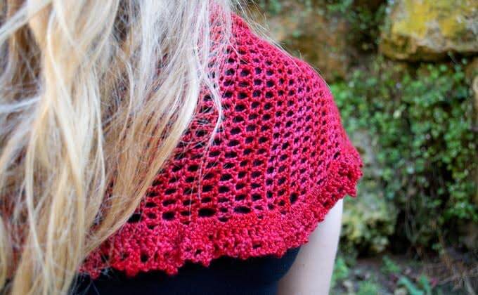 Berry Tart Shawlette kit on FiberWild with Wonderland Yarns - Jessie At ...