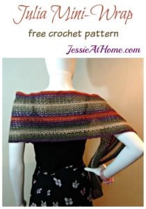 Julia Mini-Wrap - a free crochet pattern - Jessie At Home