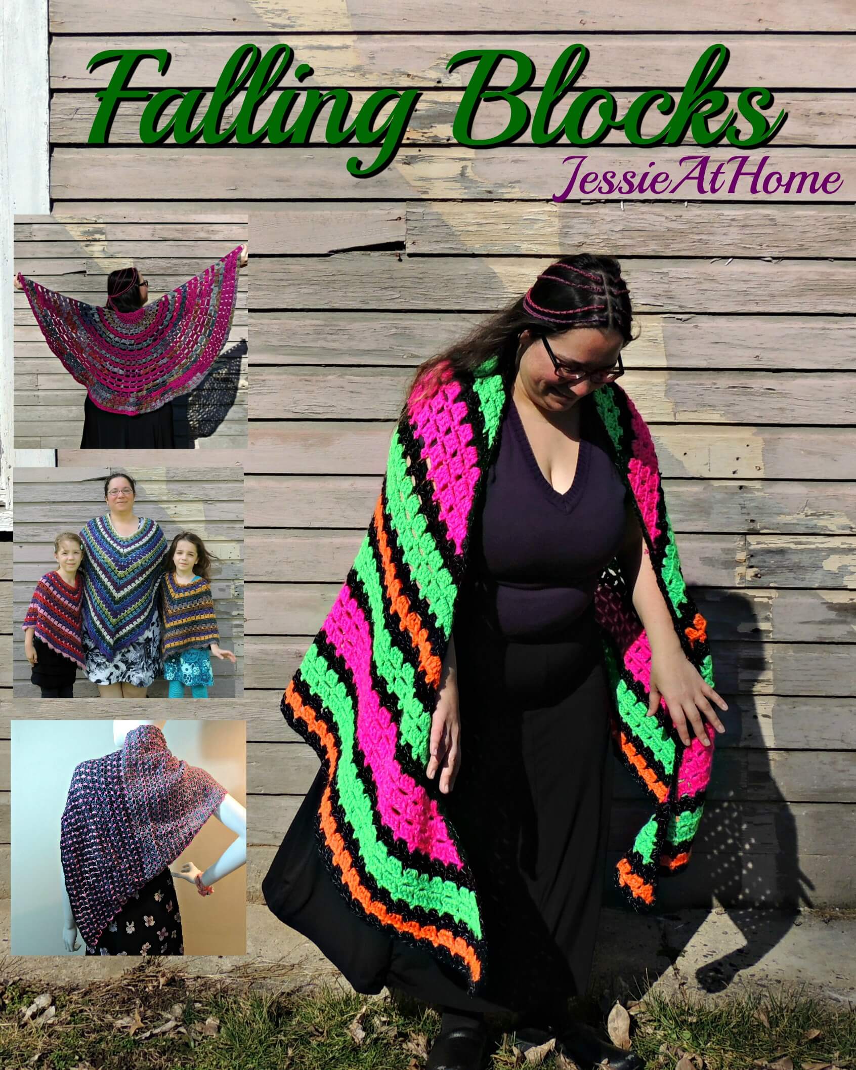 Falling Blocks e-book - 4 fabulous wrap patterns! - Jessie At Home