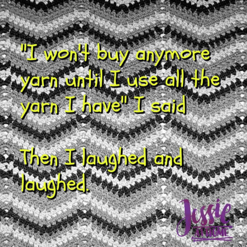 Silly Saturday 1/28/17 - no more yarn? - Jessie At Home