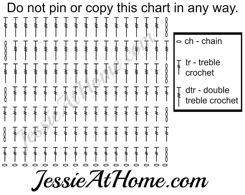 Treble Crochet (TR) and Double Treble Crochet (DTR) - Jessie At Home