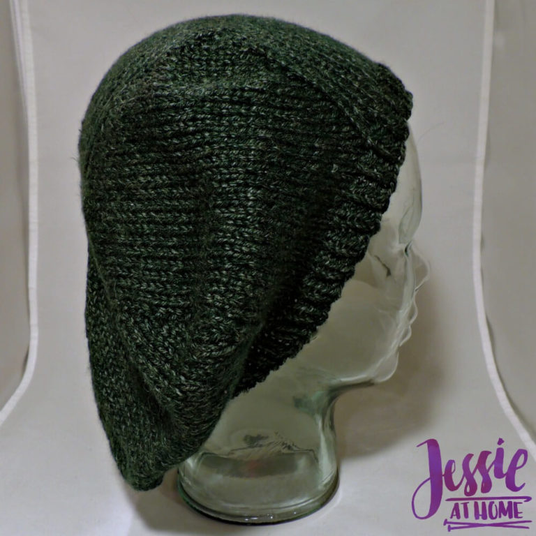 Basic Crochet Beret Hat - Free Crochet Pattern - Jessie At Home