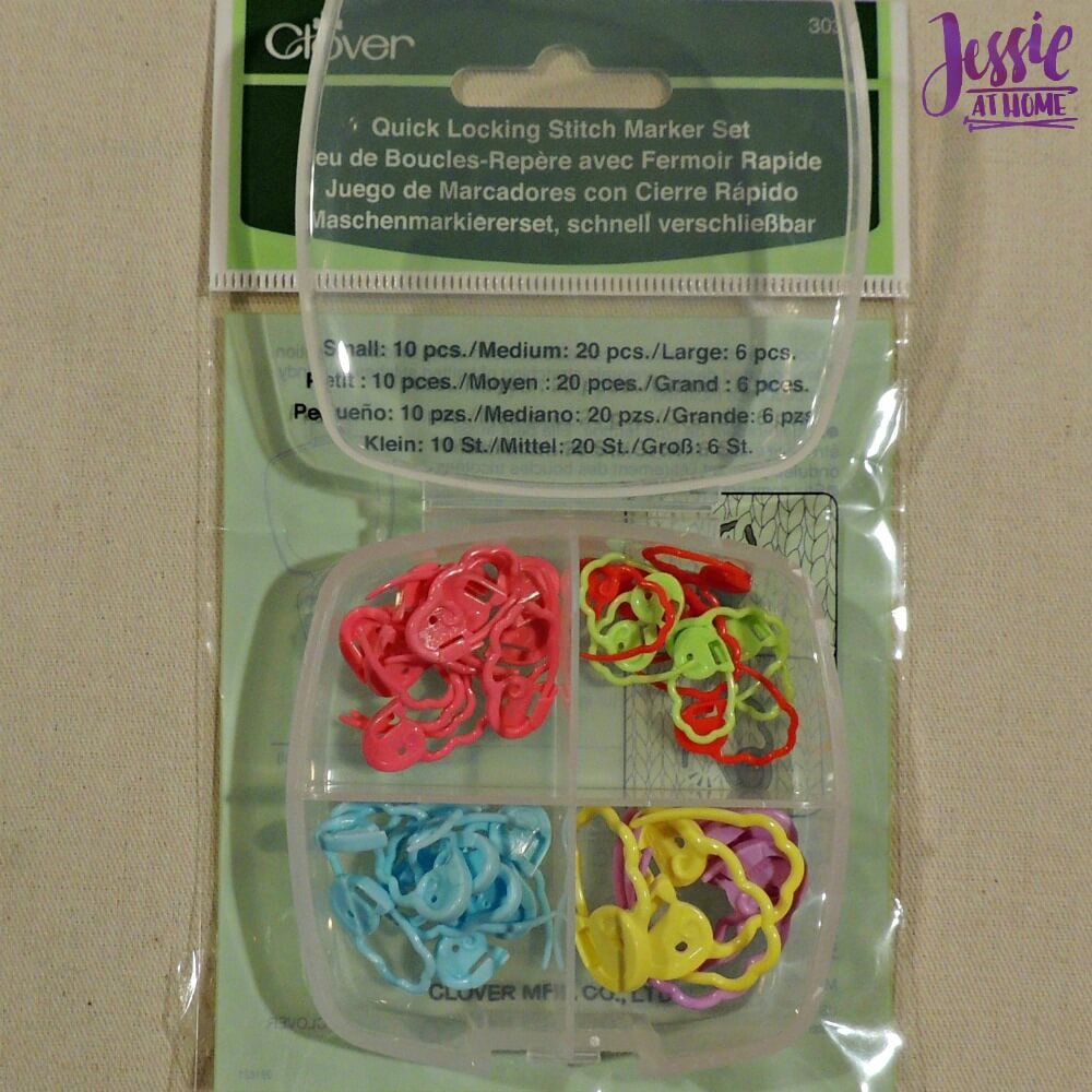 Clover Stitch Marker Sets review and giveaway - Jessie At Home
