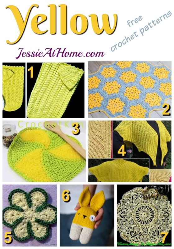 Yellow Free Crochet Patterns - Jessie At Home