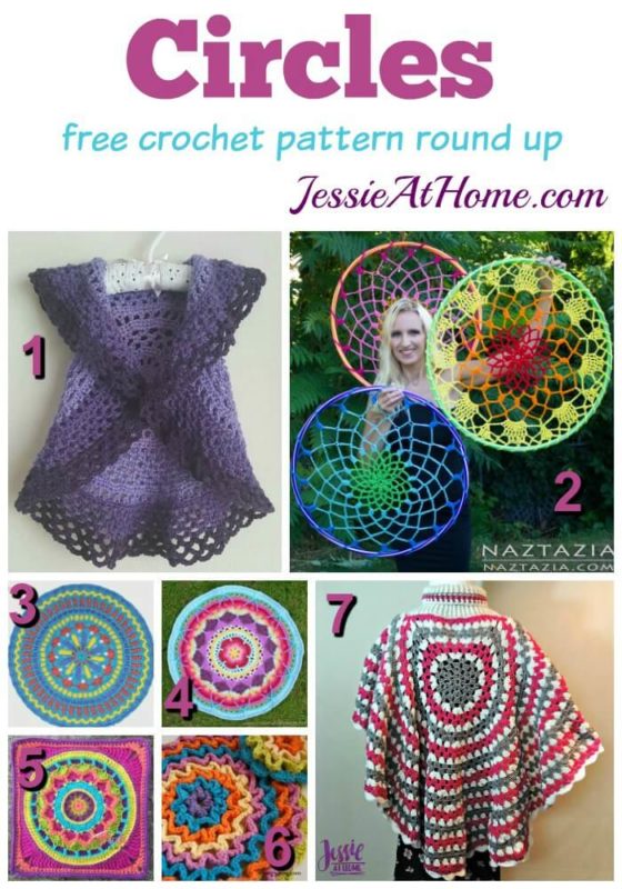 Circles! Free crochet patterns - Jessie At Home