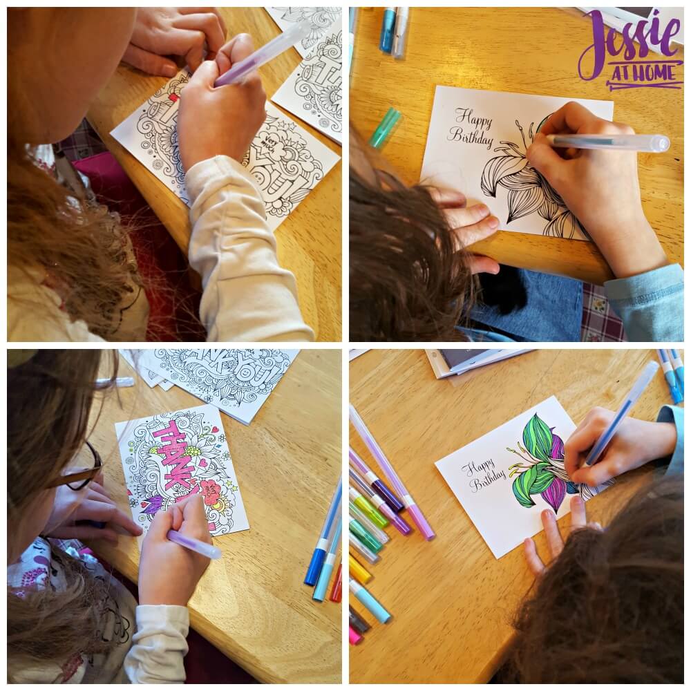 Coloring Greeting Cards by Leisure Arts - Jessie At Home