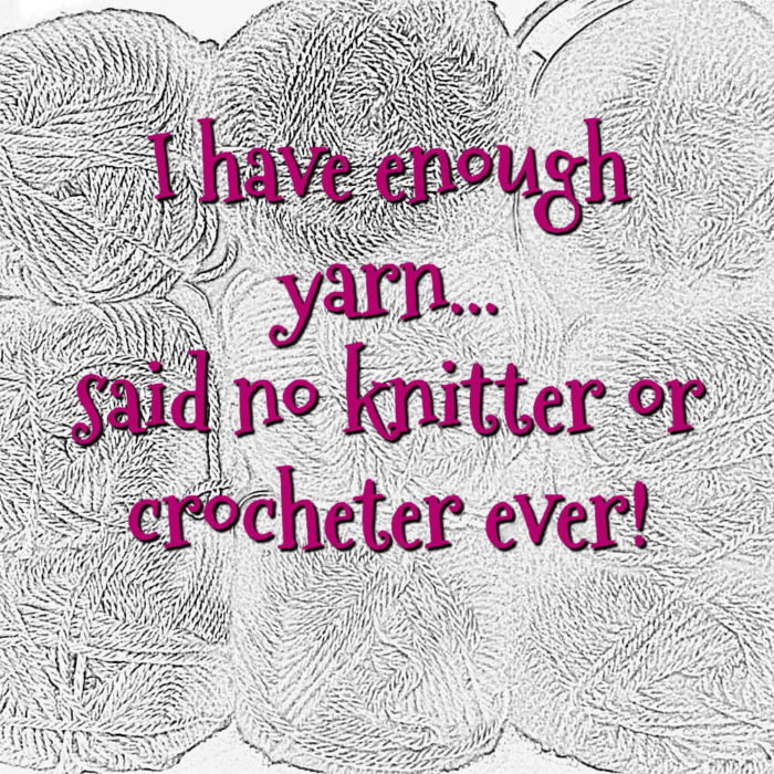 Silly Saturday 4/29/17 - enough yarn...never - Jessie At Home