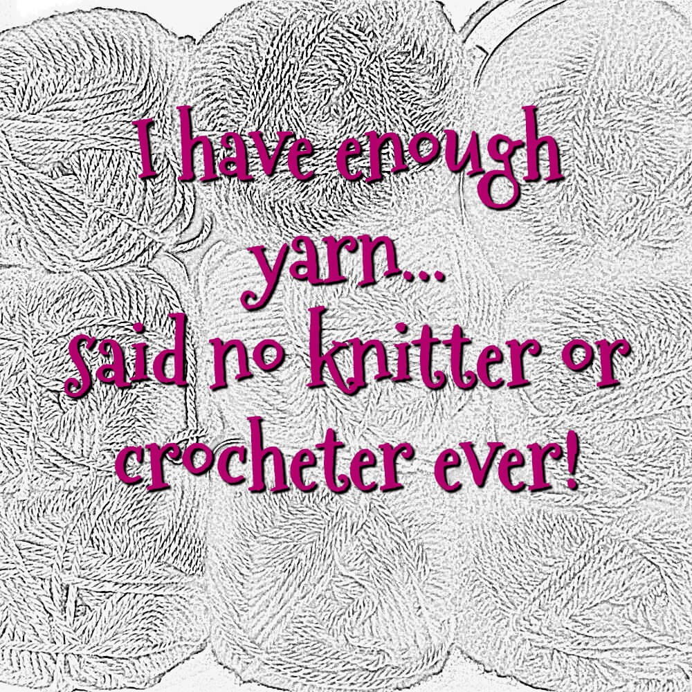 Silly Saturday 4/29/17 - enough yarn...never - Jessie At Home
