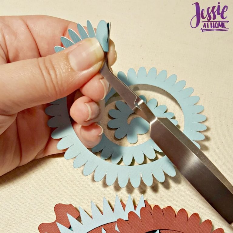 Easy Cricut Flowers - Rolled Paper Flowers Tutorial - Jessie At Home