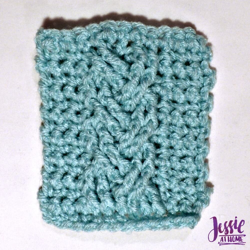How to make a crochet Plaited Cable w/ chart & video | Jessie At Home