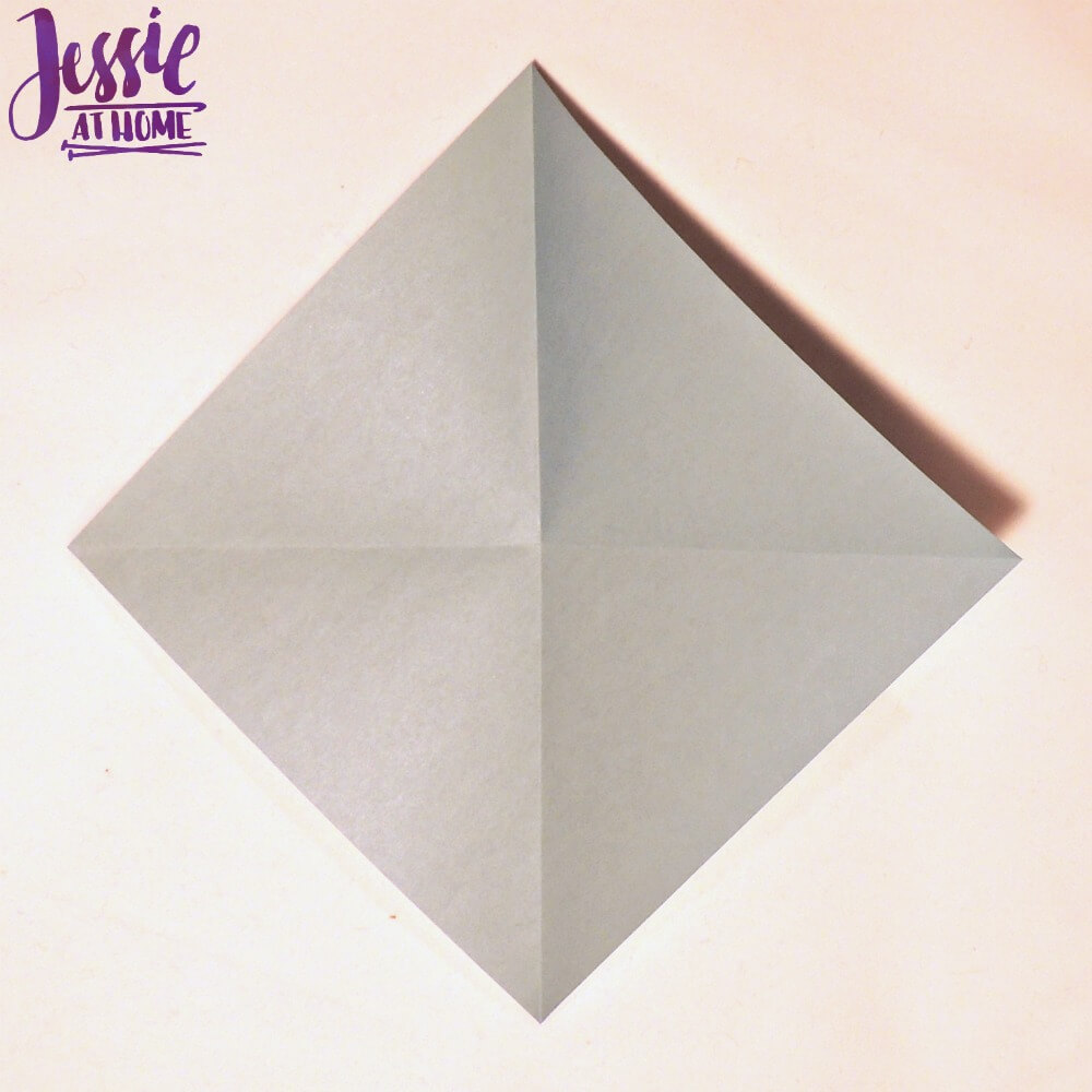 Origami Square Base - written and pictorial tutorial | Jessie At Home
