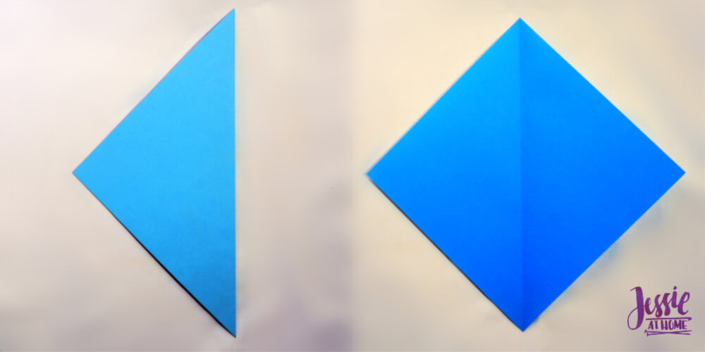 Origami Kite Base - written and pictorial tutorial | Jessie At Home