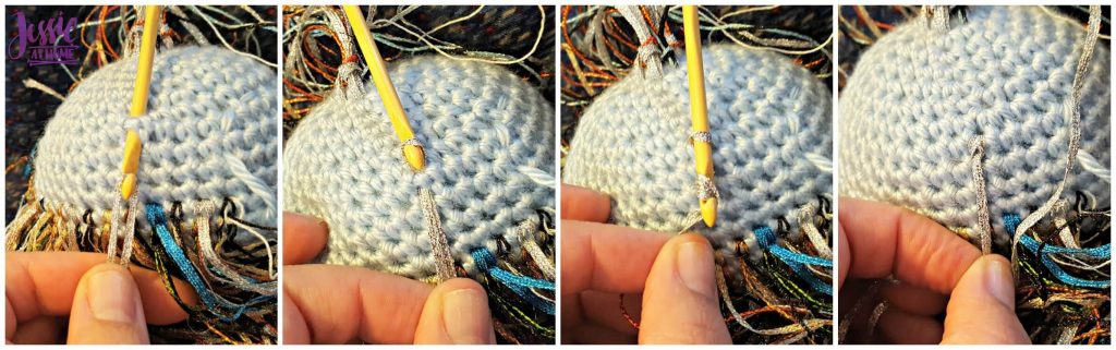 Blue Belle a bell shaped free crochet doll pattern | Jessie At Home