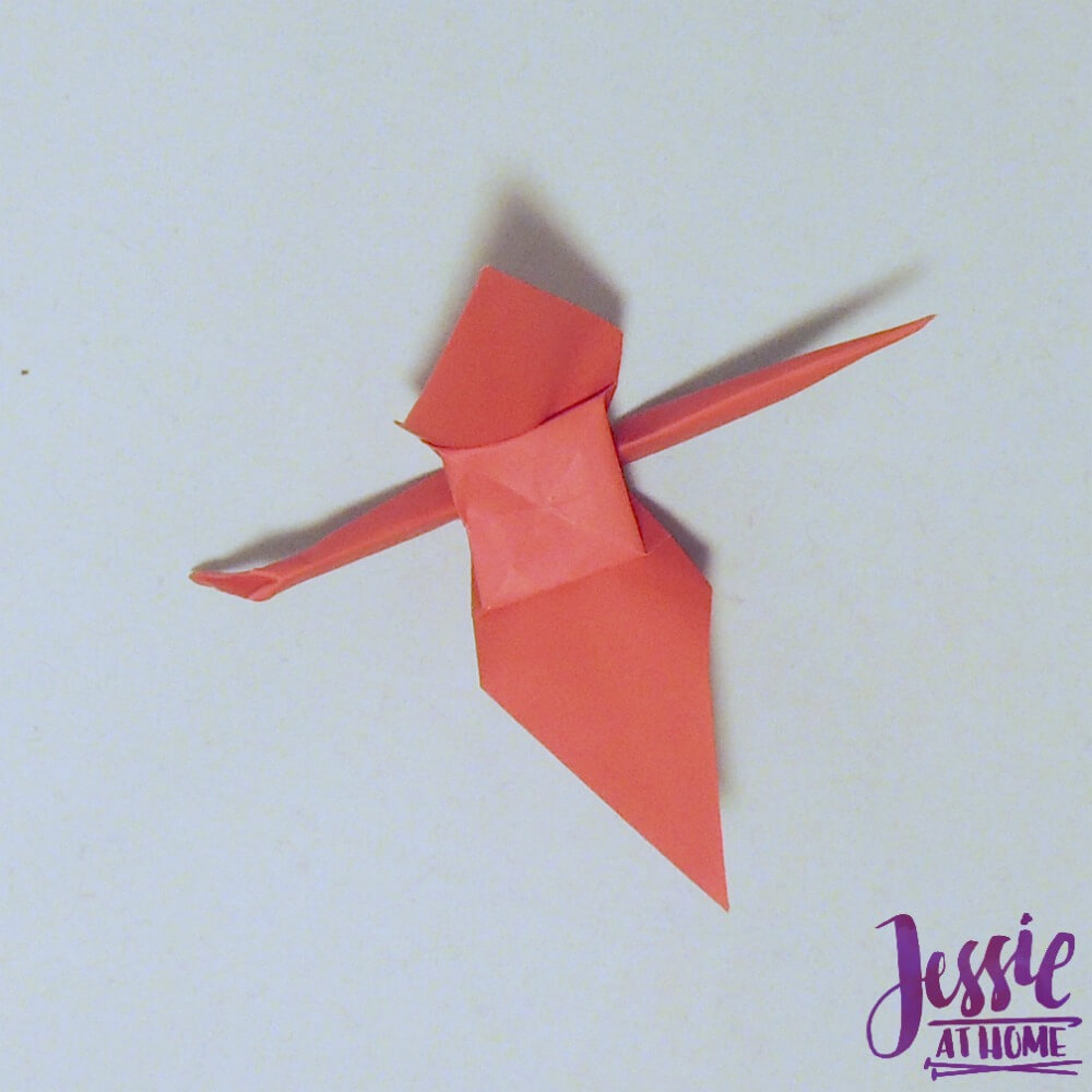The Origami Crane a favorite piece of origami for all | Jessie At Home