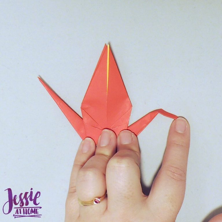The Origami Crane a favorite piece of origami for all | Jessie At Home
