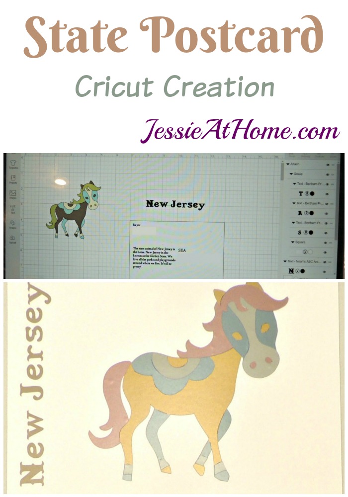 Make a post card using a Cricut | Jessie At Home