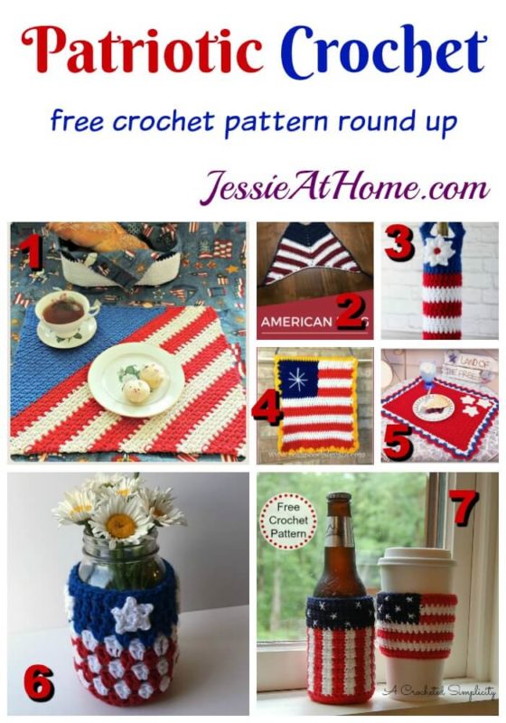 Free USA Crochet Patterns - Show off your patriotic spirit