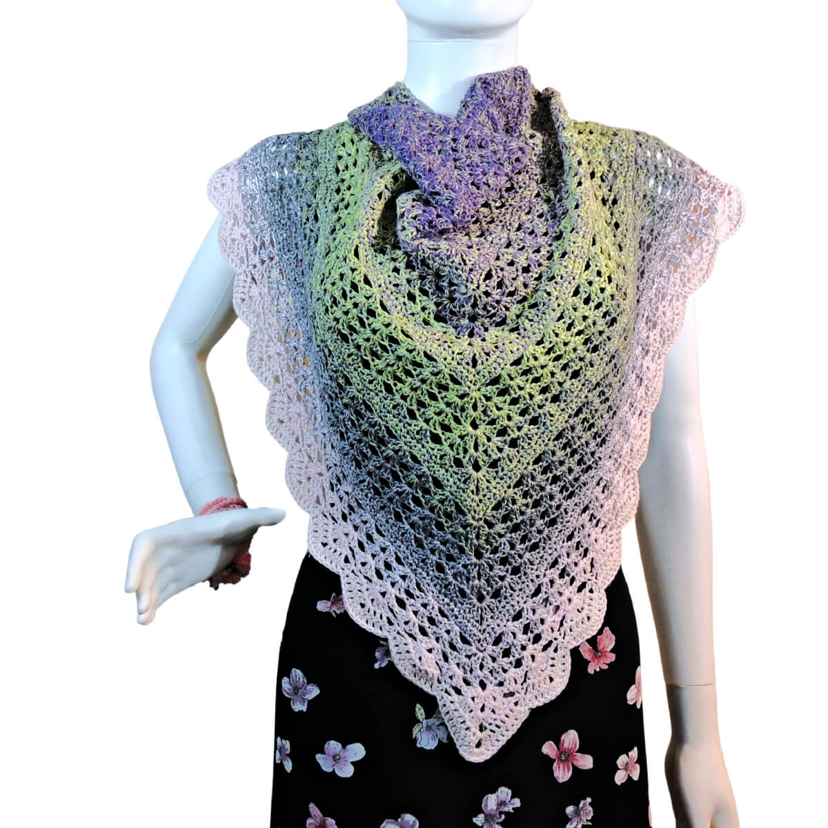 Spring Shawl Free Crochet Pattern: 🤩Stunning & Easy To Create