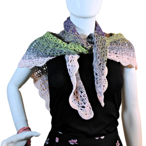 Spring Shawl Free Crochet Pattern: 🤩Stunning & Easy To Create