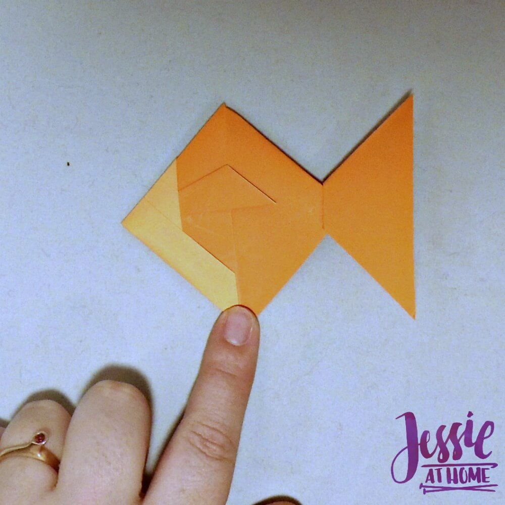 Kirigami Goldfish Origami with scissors | Jessie At Home