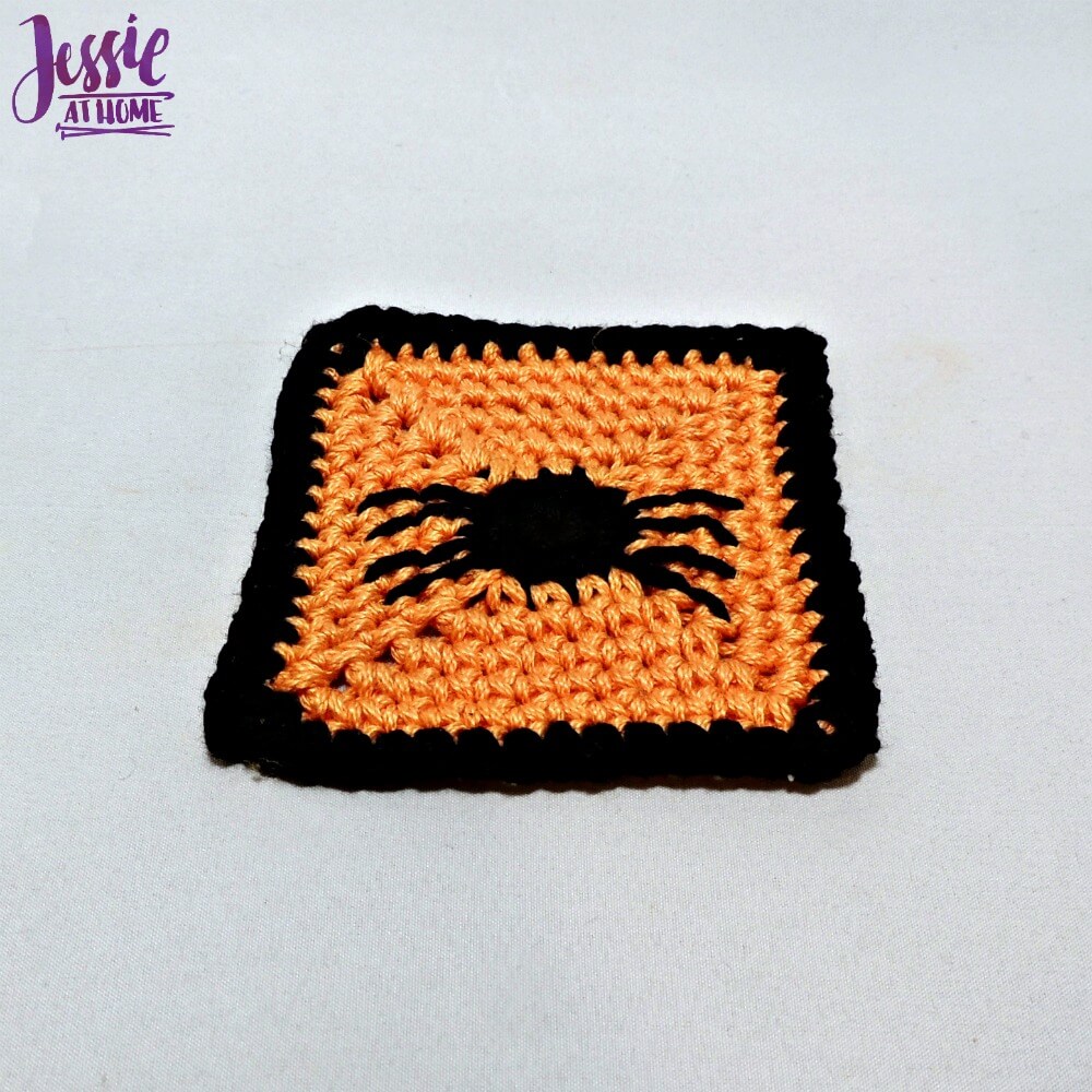 Spider Coaster - to match your Spider Placemat! - Jessie At Home