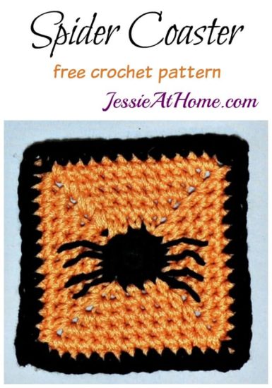 Spider Coaster - to match your Spider Placemat! - Jessie At Home