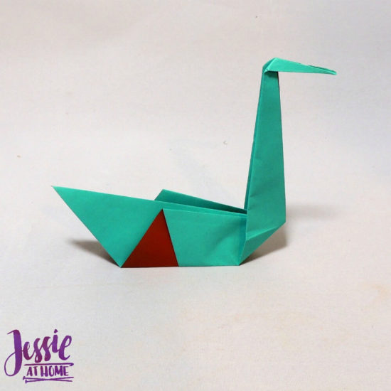 Origami Swan - Quick and Easy - Jessie At Home