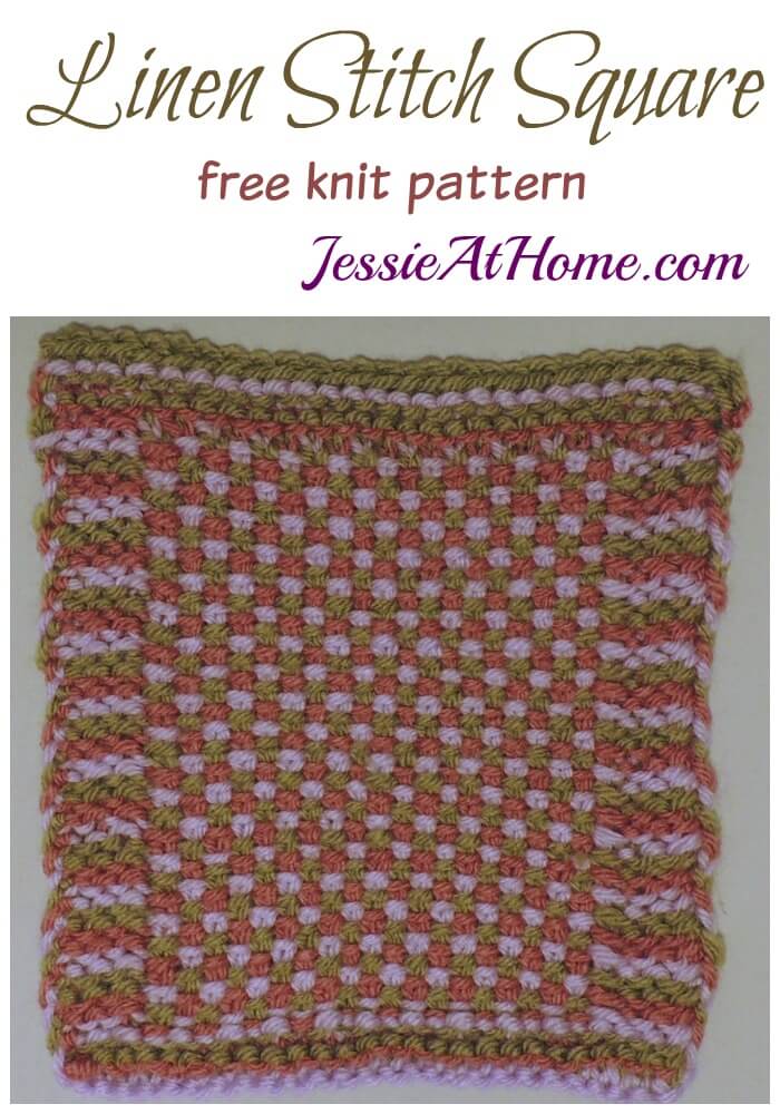 Linen Stitch Square